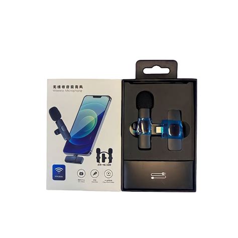 Microfone de lapela wireless sem fio compatível tipo c Shopee Brasil