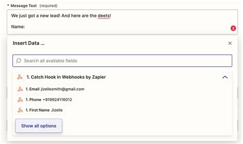 Send A Slack Notification From A Webhook Zapier
