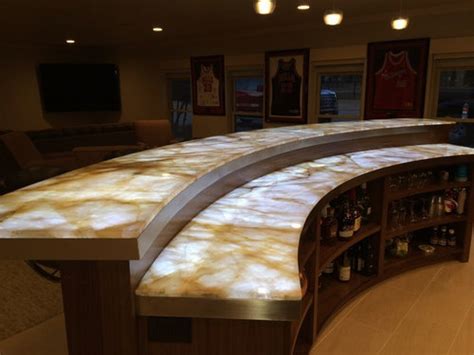 Backlighting Translucent Countertops
