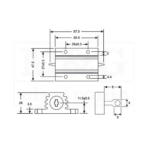 Mandg Electronic Otpornik Za Hladnjak 100w 0r22