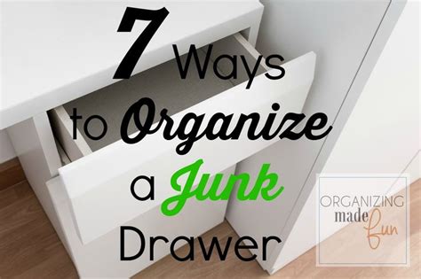 Ways To Organize A Junk Drawer Home Organization Tips