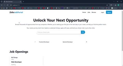 Prince Tiwari On Linkedin Mernstack Webdevelopment Jobportal Zidiodevelopment Careergrowth