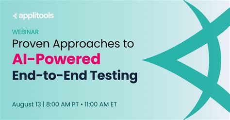 Applitools On Linkedin Webinar Proven Approaches To Ai Powered E2e