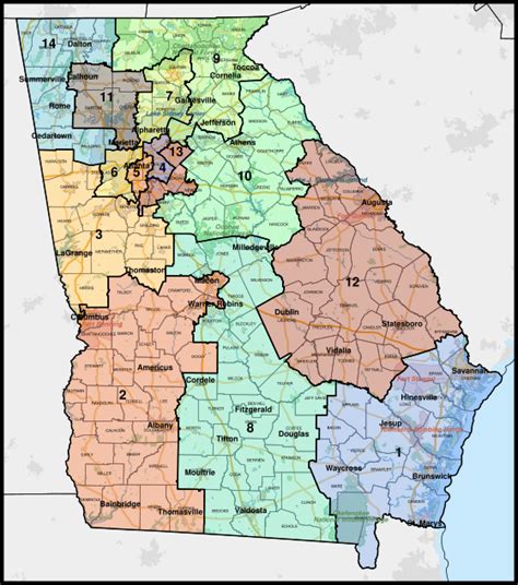 Georgias Congressional Districts Wikipedia