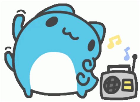 Capoo Bugcat Capoo Bugcat Blue Discover Share Gifs Cute Fat Cats Milk Mocha Cute