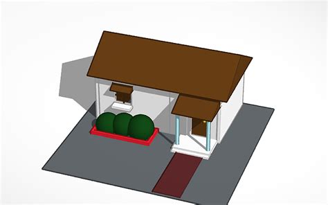 3d Design Simple House Tinkercad