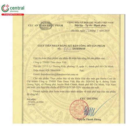 Thuốc Giải độc Mát Gan Herba Cool Hộp 30 Viên Giúp Gan Khỏe Mạnh