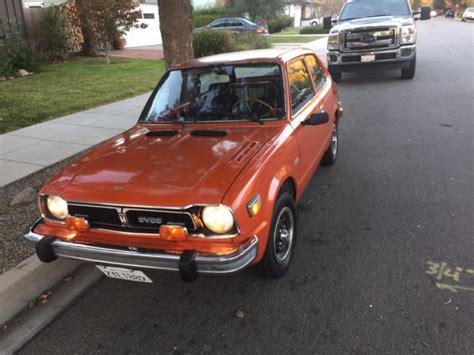 75 Honda Civic CVCC Classic Honda Civic 1975 For Sale