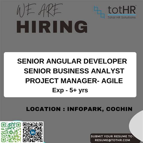 Tothr On Linkedin Angular Projectmanager Agile Businessanalyst