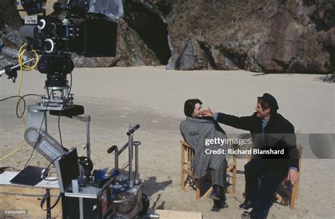 American Actor James Spader With French Actress Anne Brochet On The