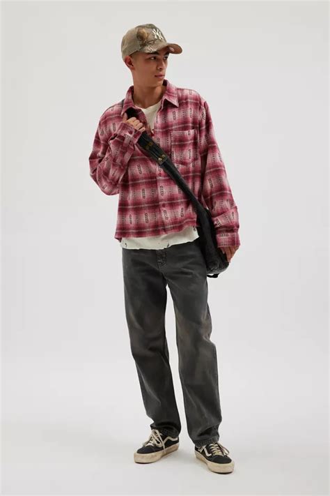 Bdg Cropped Plaid Flannel Shirt Urban Outfitters