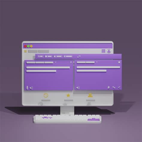 Premium Photo A Purple And White Laptop With The Word Free On The