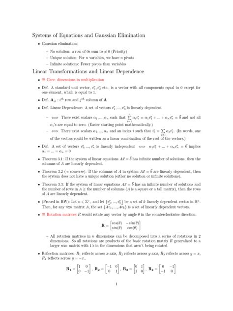 cheat sheet pdf eigenvalues and eigenvectors matrix mathematics
