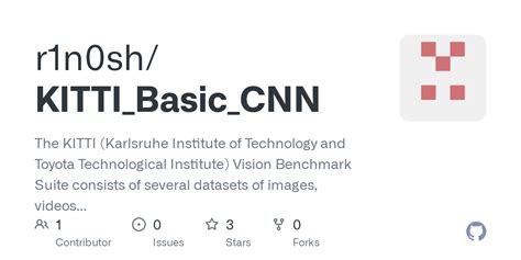 Github R1n0sh Kitti Basic Cnn The Kitti Karlsruhe Institute Of Technology And Toyota