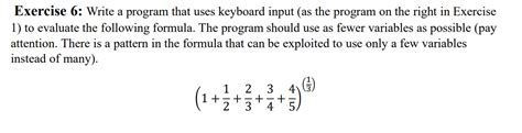 Solved Exercise 6 Write A Program That Uses Keyboard Input
