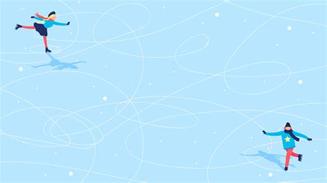 아이스 스케이팅 링크 야외 벡터 일러스트 레이 션 겨울 스포츠 배경입니다 아이스 스케이팅에 대한 스톡 벡터 아트 및 기타 이미지 아이스 스케이팅 아이스 링크 벡터
