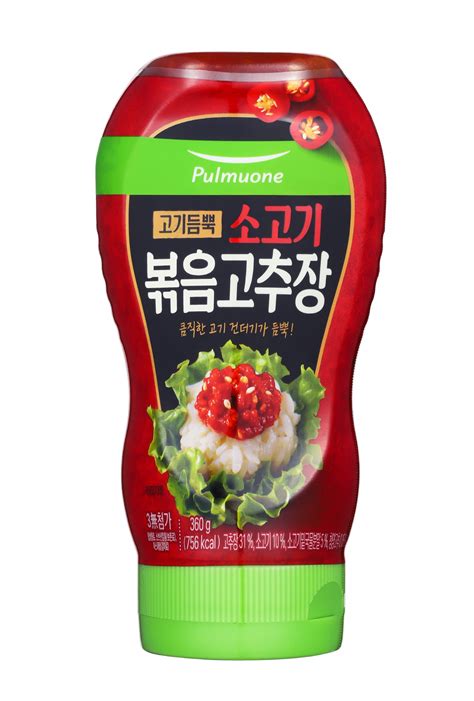 깔끔한 튜브형이라 여행갈때 간편하게 쏙~ 풀무원 고기듬뿍 소고기 볶음고추장