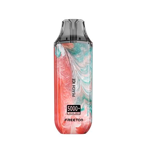 Freeton F Resin Pro 2 Rechargeable Disposable Vape 5000 Peach Ice