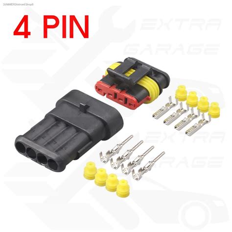 ปลั๊กกันน้ำ Connector กันน้ำ 1 Pin 2 Pin 3 Pin 4 Pin ตัวผู้ ตัวเมีย [สินค้าอยู่ในไทย พร้อมจัดส่ง