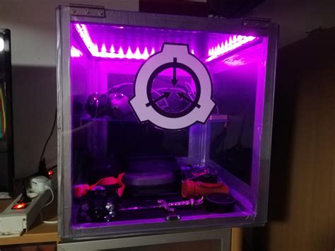 I Repurposed The Halloween Scp Box I Made Into An Gadget Storing And