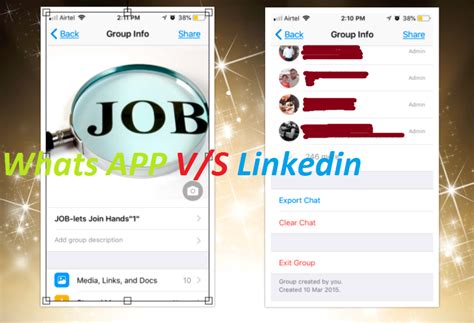 Whats App Vs Linkedin