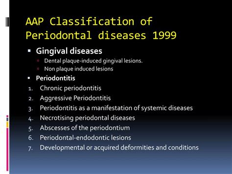 Ppt Periodontitis As A Manifestation Of Systemic Diseases Powerpoint