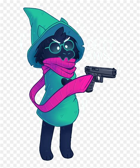 Download Delet This Ralsei Discord Emoji Deltarune Ralsei With A Gun