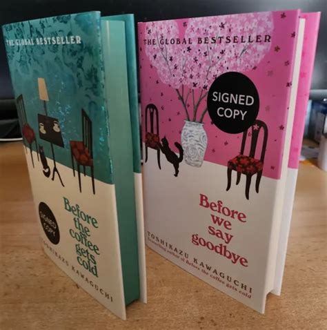 BEFORE COFFEE GETS Cold Say Goodbye Toshikazu Kawaguchi SIGNED HB