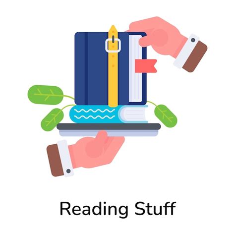 Premium Vector A Flat Icon Of Sharing Reading Stuff