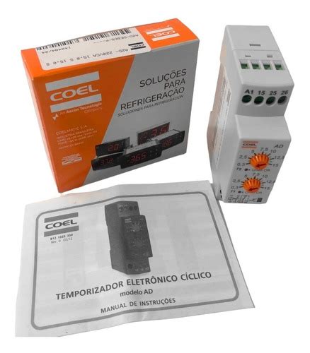 Rele Temporizador Cíclico Coel 220v 15 Segundos A2d Frete Grátis