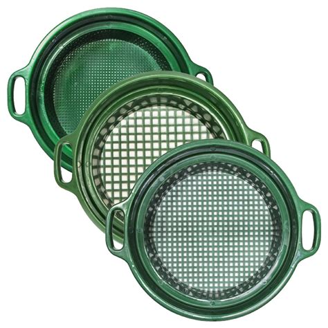 Heavy Duty Stackable Plastic Sifting Screens Gold Prospecting Equipmen