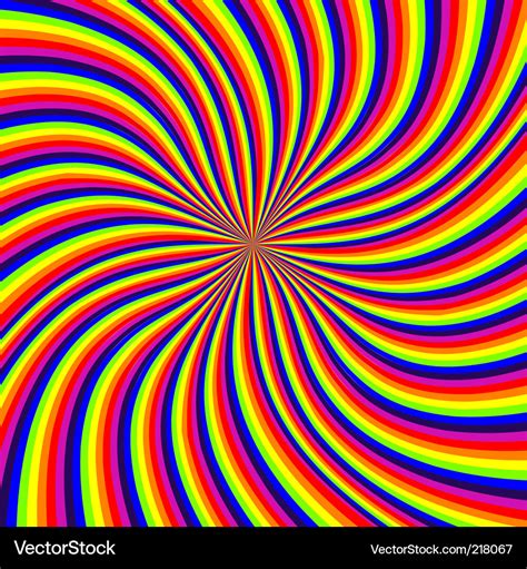 Rainbow Swirl Royalty Free Vector Image Vectorstock