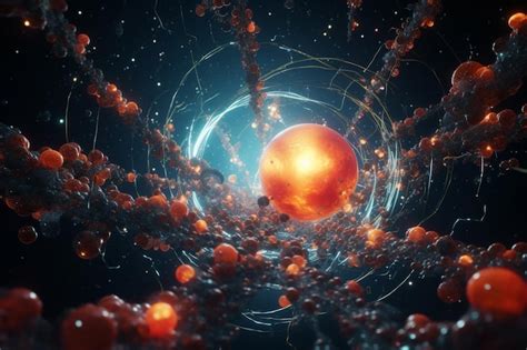 Premium Photo Quantum Entanglement Of Love Particles In A Cosmic 00084 01