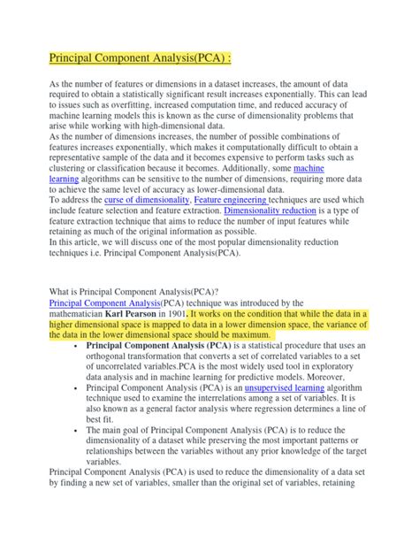 Unit 3 Pdf Principal Component Analysis Eigenvalues And Eigenvectors