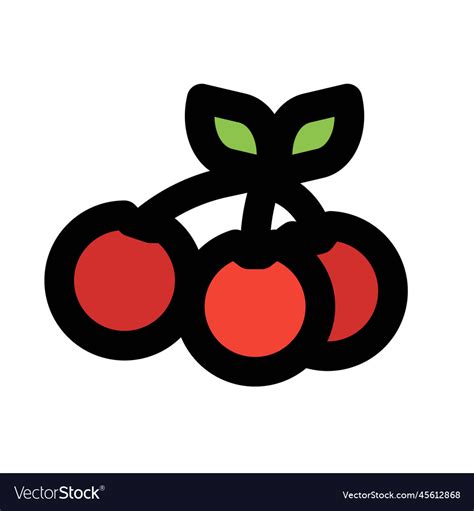 A Bunch Of Pulpy Juicy Berry Royalty Free Vector Image
