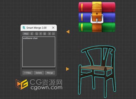 Smart Merge V2 28 3ds Max插件导入多个模型智能合并 Cg资源网