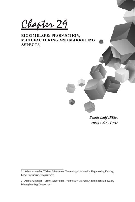 Pdf Biosimilars Production Manufacturing And Marketing Aspects