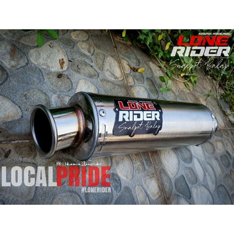 Jual Knalpot LR Lone Rider Original Slencer CMMS BULAT 50mm