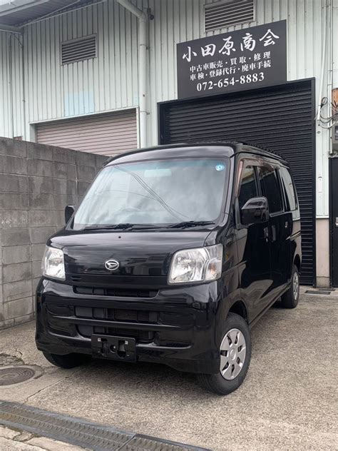 【走行距離 120034 Km】ダイハツ ハイゼットカーゴ 4wd クルーズ S331v ハイルーフ 4at ブラック 車検受け渡し可能