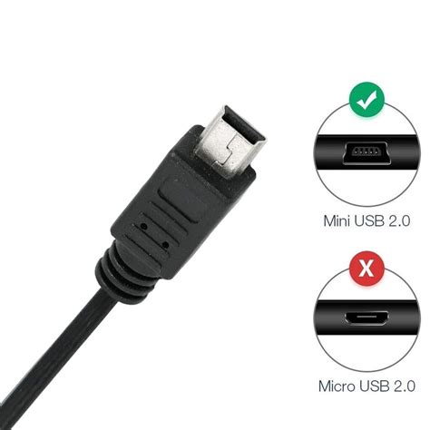 Ps3 Charging And Data Transfer Mini Usb Cable 5ft New Hsgamer