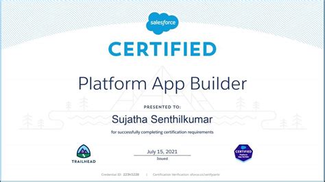Sujatha Senthilkumar On Linkedin Salesforcecertified Success Certified Salesforce