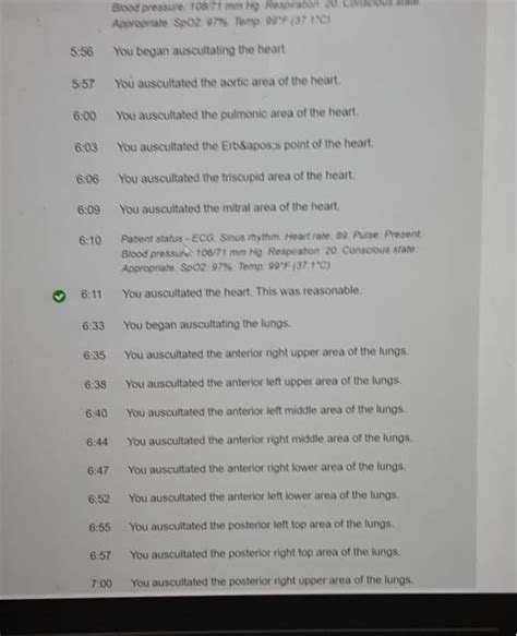 Solved Vsim Health Assessment Case 6 Mona Hernandez