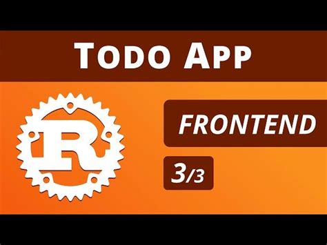Free Video Rust Web App Frontend Realdom From Jeremy Chone Class