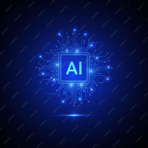 Premium Vector Artificial Intelligence Circuit Line Style Machine Learning Design Smart