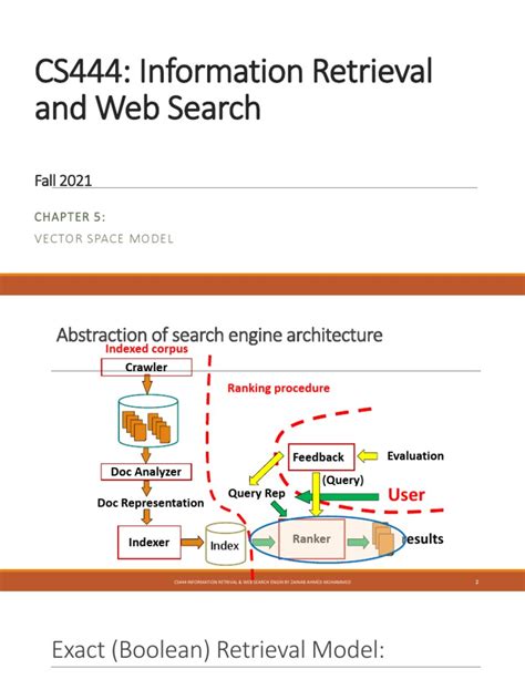 Ir Ch5 Vector Space Model Pdf Information Retrieval