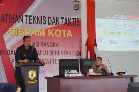 Polisi Gencarkan Persiapan Pengamanan Pemilu 2024 Di Sulteng