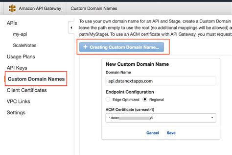 Setup Custom Domain In Aws Api Gateway Datanext Solutions