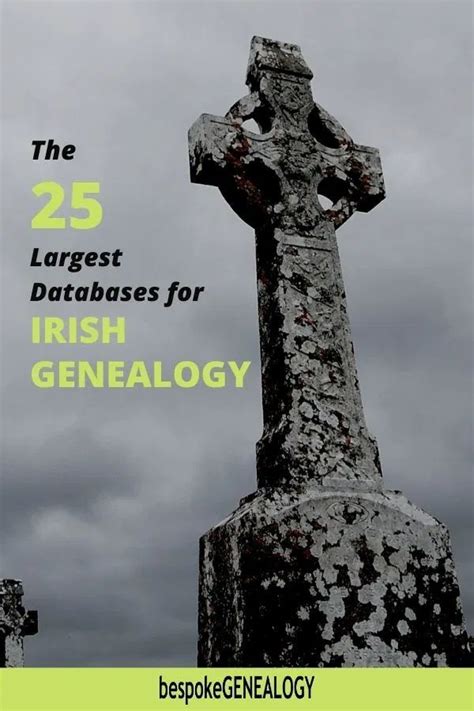 The 25 Largest Databases For Irish Genealogy Artofit