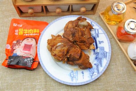 【3步学做酱大骨的做法步骤图，怎么做好吃】珍选捞汁下厨房