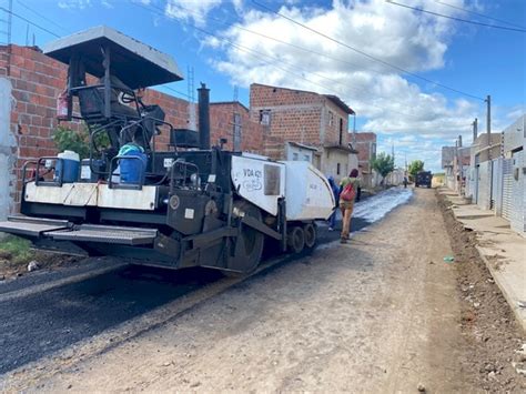 Prefeitura De Sousa Intensifica Trabalho De Pavimentação De Ruas No